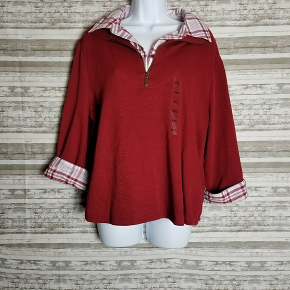 Rebecca Malone | Tops | Red Rebecca Malone Blouse | Poshmark